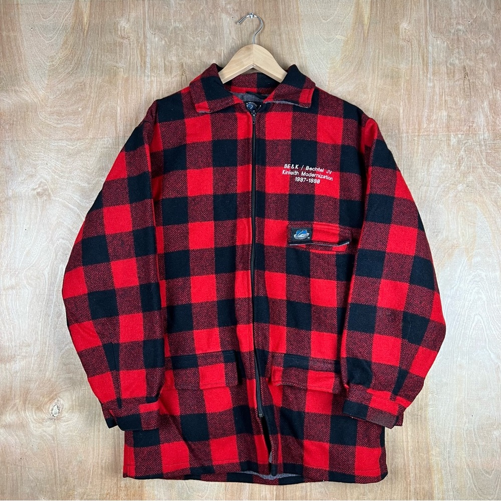 Vintage Swanndri Plaid Wool Jacket Large - Gem